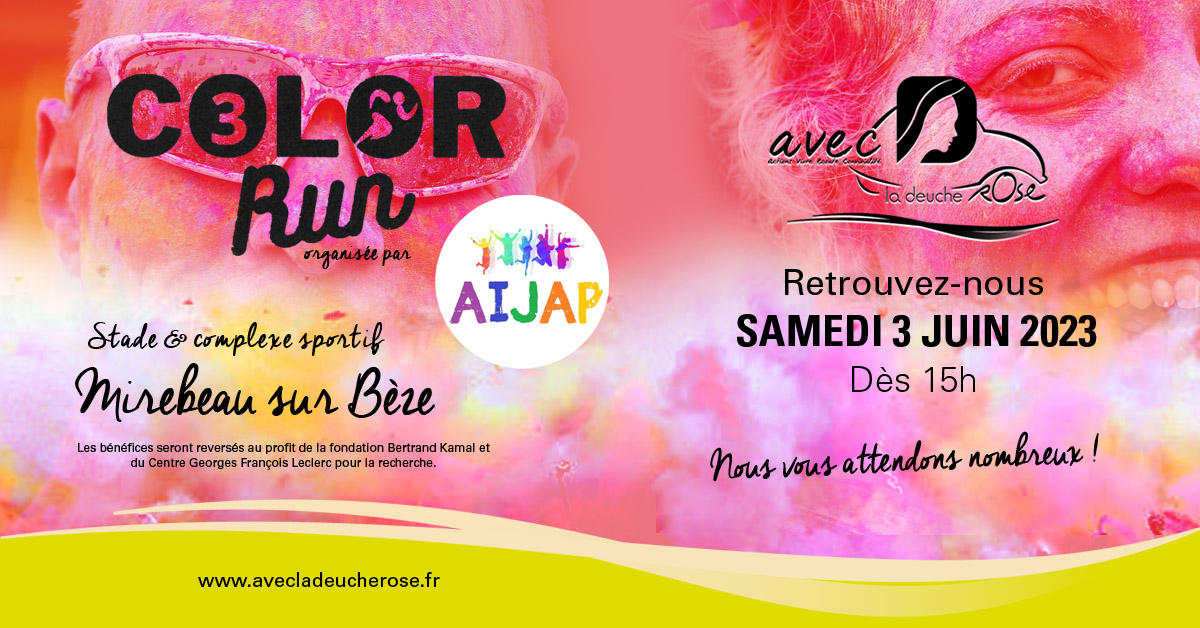 Color Run 2023 - AVEC La Deuche Rose